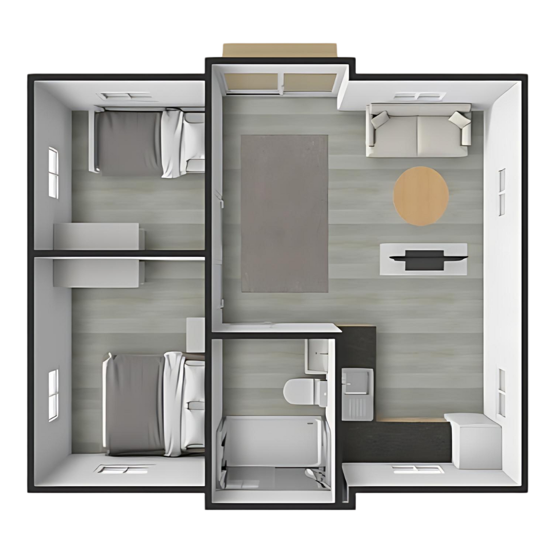 The Duo | 2-Bed Mobile Tiny Home – CabinTech